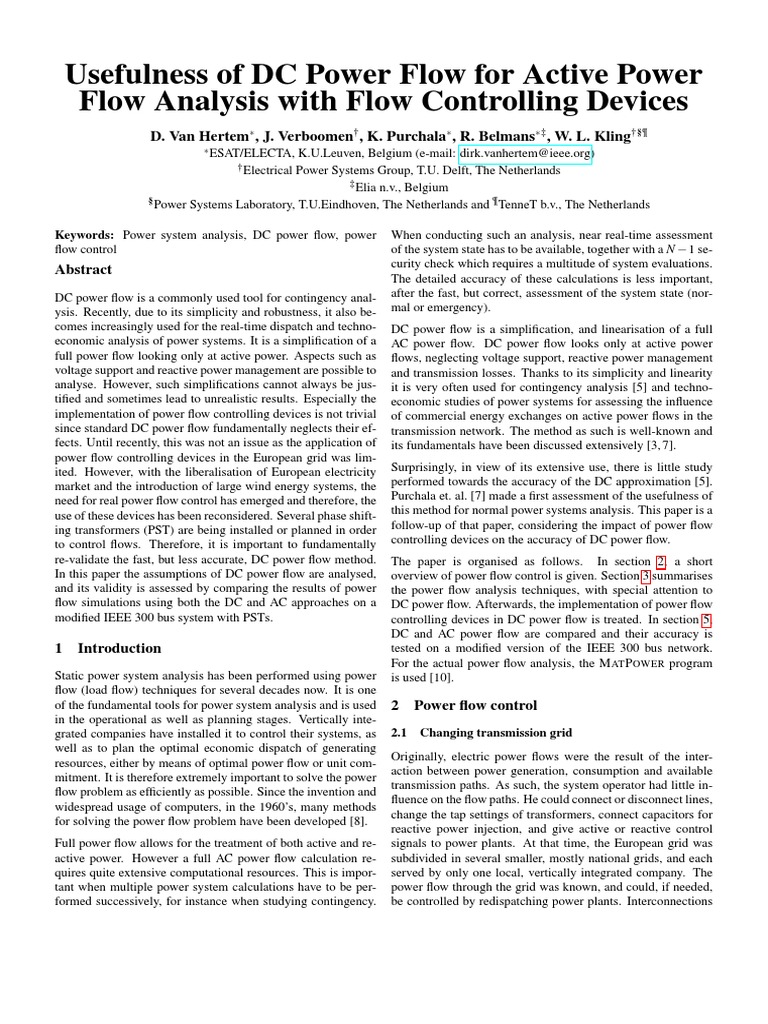 DC Load Flow | PDF | Electrical Grid | Electric Power System