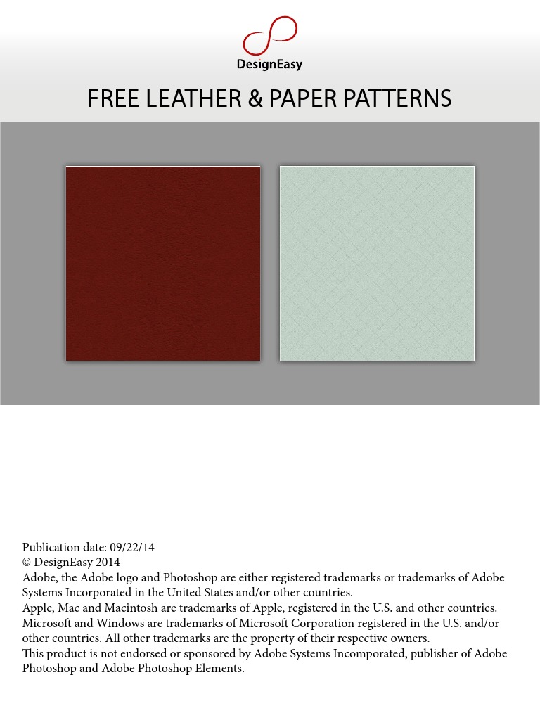 Free Leather and Paper Patterns | PDF