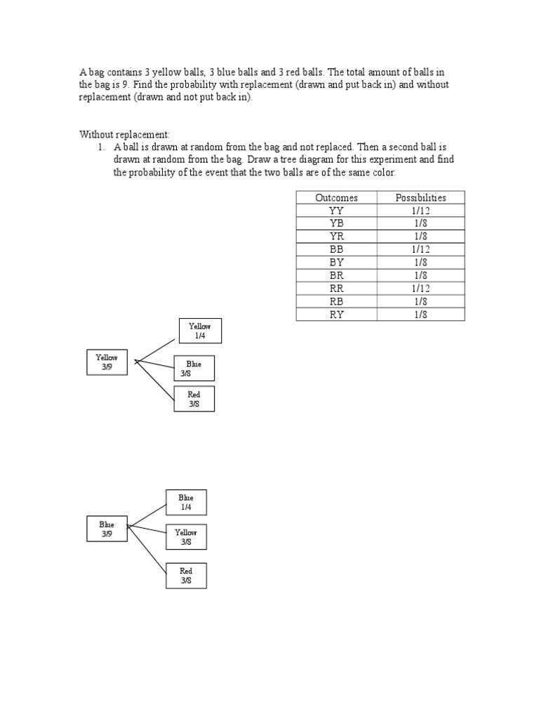 Project 2 Probabilities | PDF