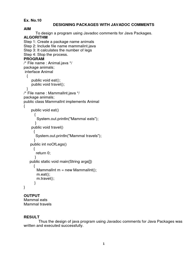 Oops Lab Java Programs Pdf C Programming Language Java Programming Language 5335