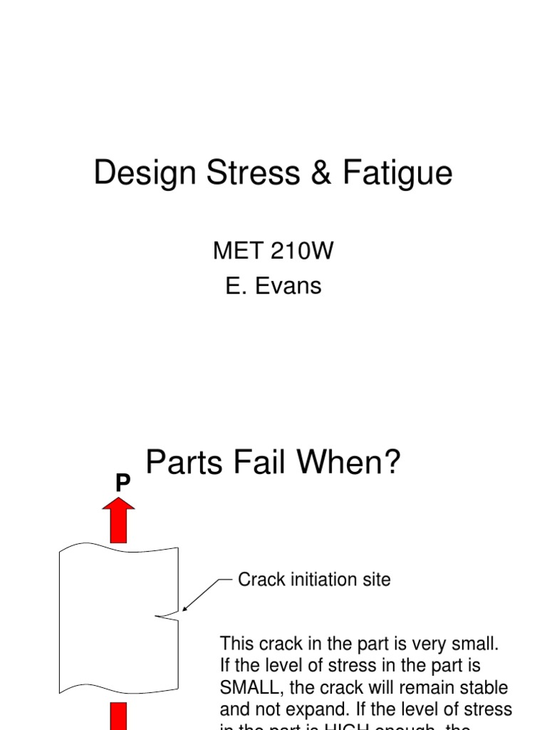 Design Stress and Fatigue | PDF | Structural Load | Strength Of Materials
