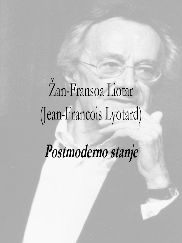 Jean-Francois Lyotard | PDF