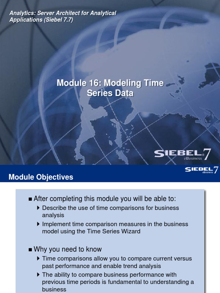 16aa Modelingtimeseriesdata | PDF | Time Series | Analytics