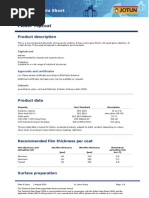 Jotun Hardtop XP - Technical Data Sheet | PDF | Chemistry | Materials