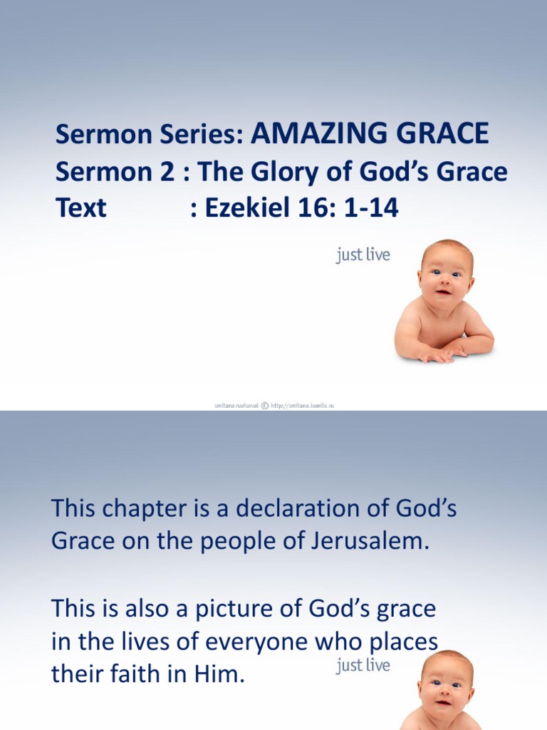 Amazing Grace 3 The Glory of God's Grace | PDF | Anointing | Sin