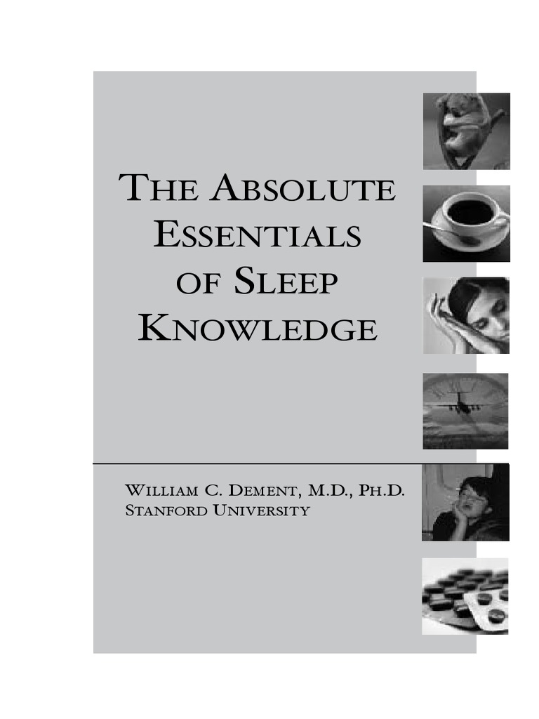 The Absolute Essentials of Sleep Knowledge (Mini Book) | PDF ...