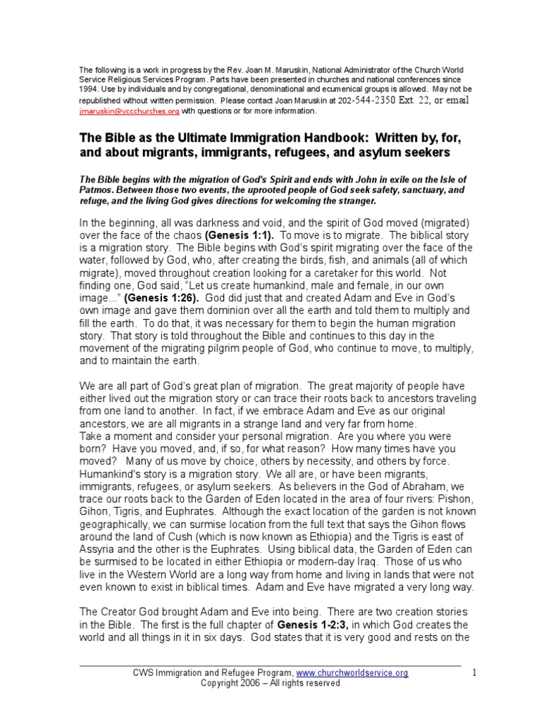 Biblical Migration Insights | PDF | Ishmael | Isaiah