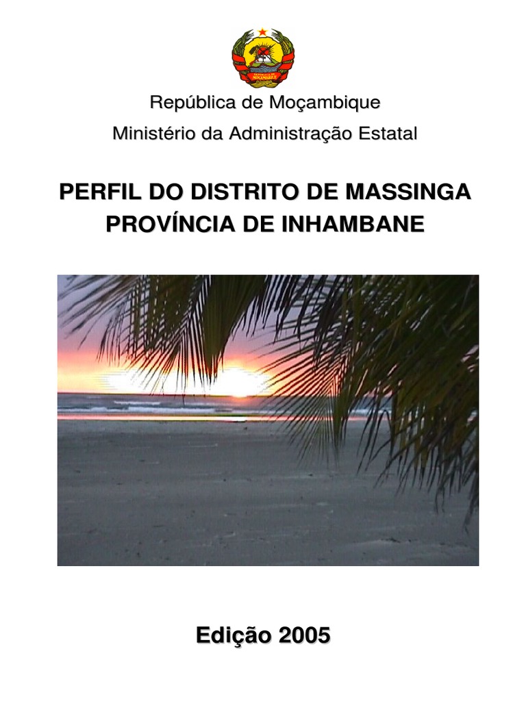 Perfil Do Distrito de Massinga | PDF | Ministério (departamento ...