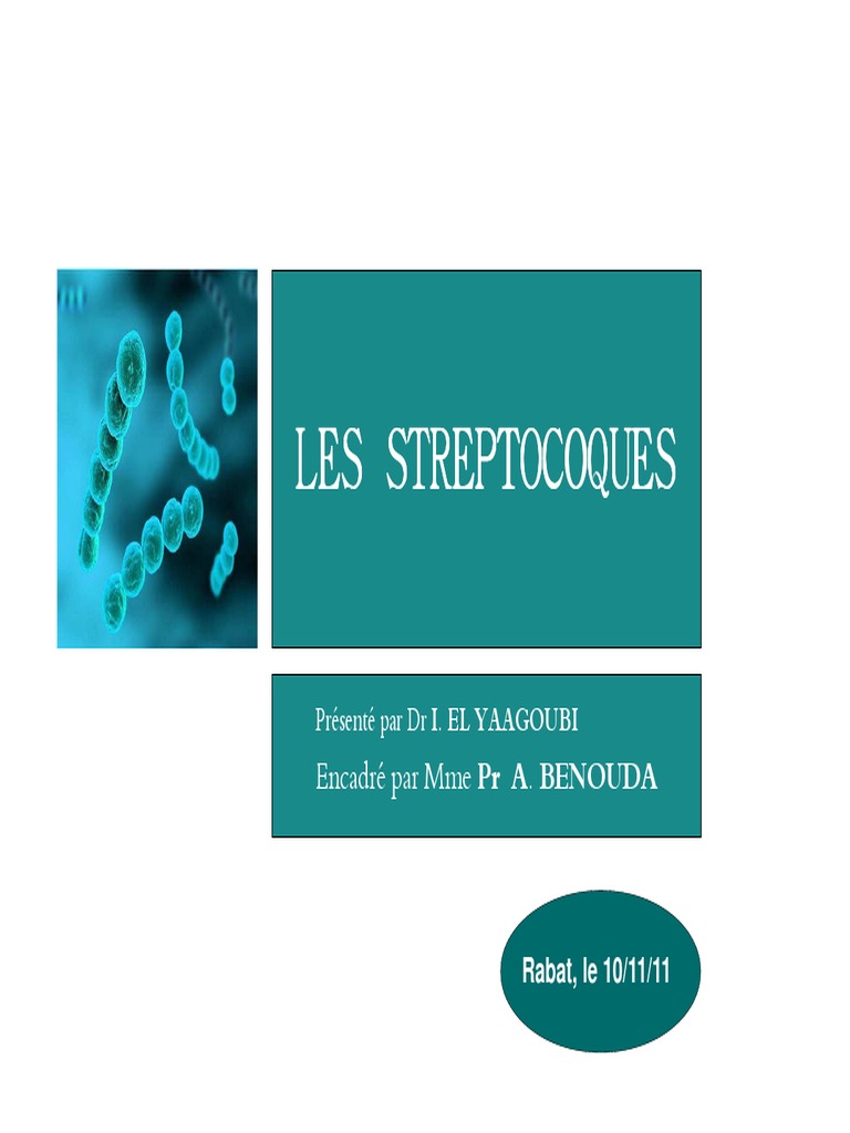 Streptocoques Cours | Streptocoque | Micro-organisme