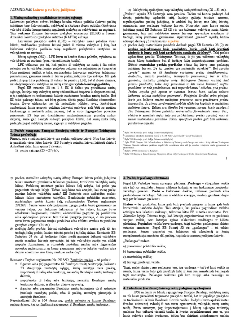 1-8 ES Seminaras | PDF