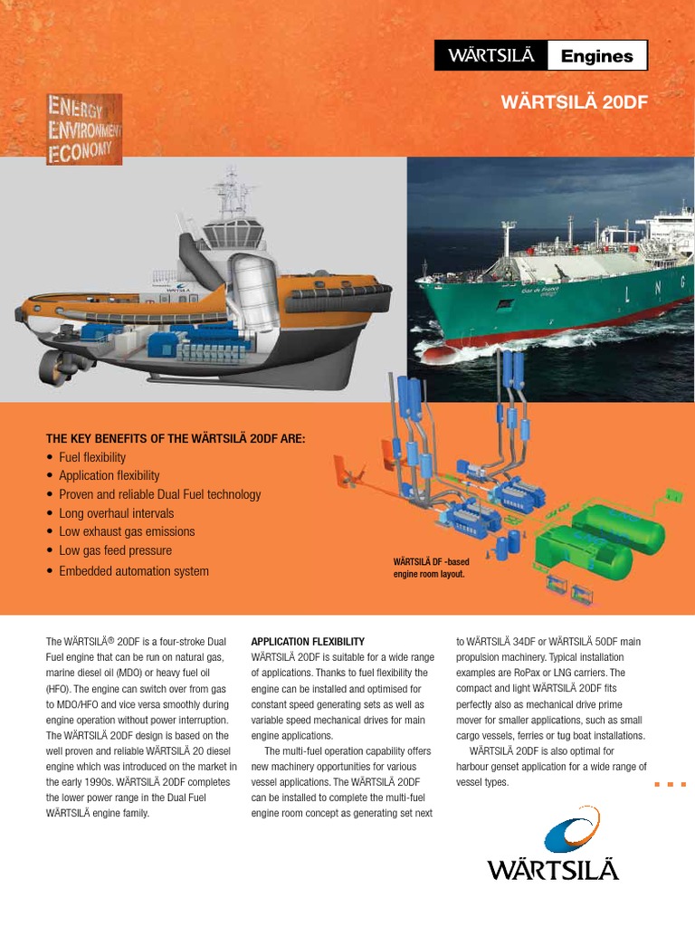 Wartsila o e W 20df | PDF | Marine Propulsion | Engines
