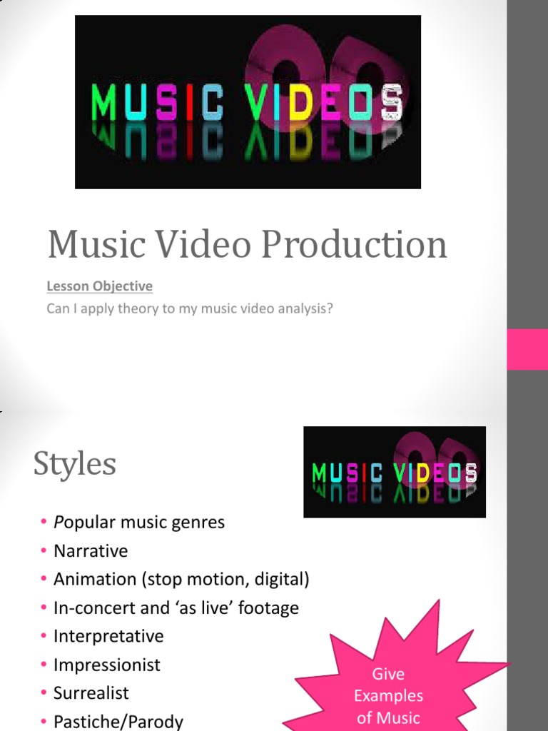 L2b. Music Video Styles | PDF | Critical Theory | Science