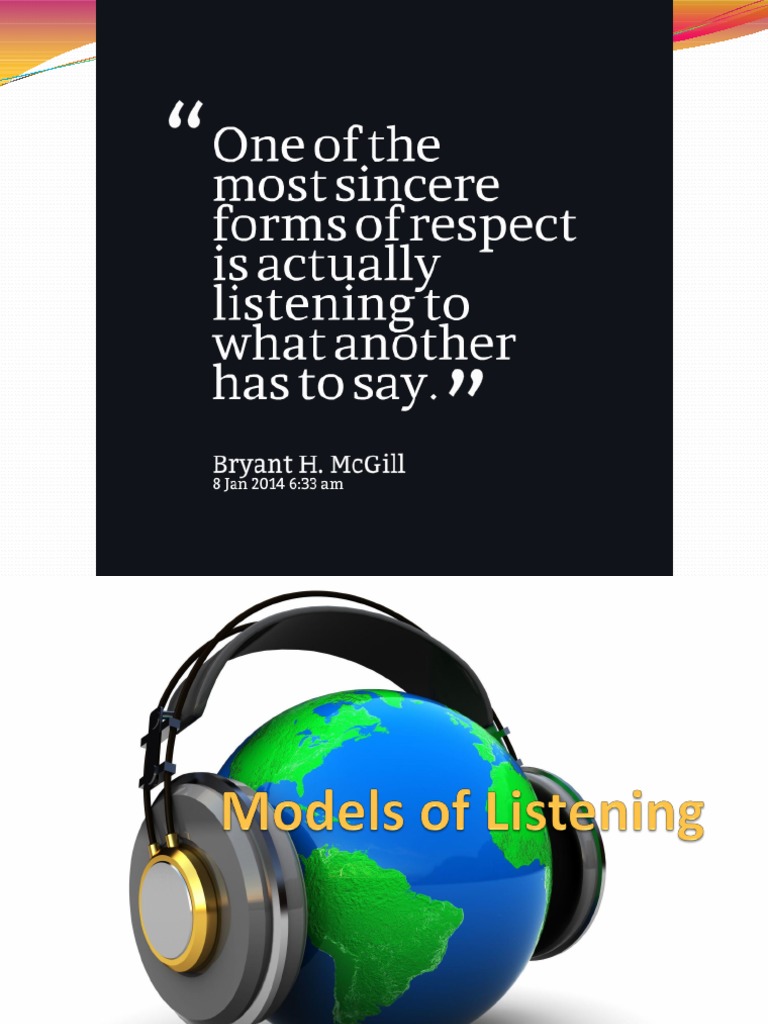 Models of Listening | PDF