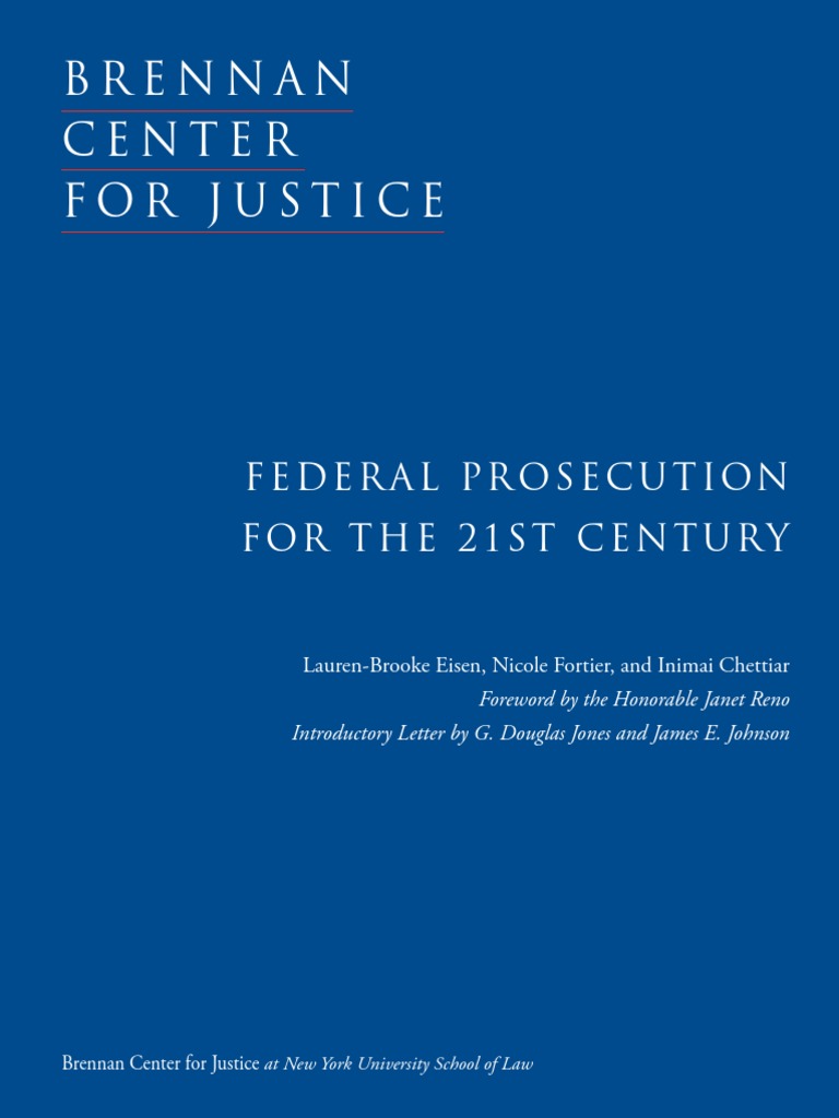 Federal Prosecution For The 21st Century | PDF | Prosecutor | United ...