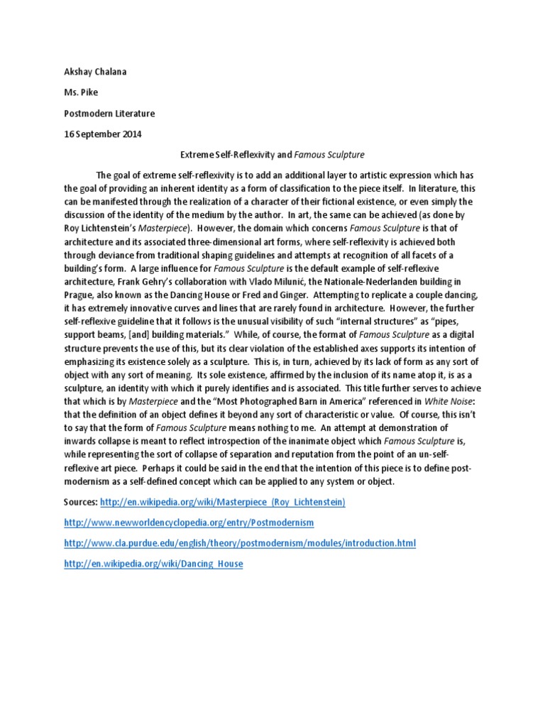 Extreme Self Reflexivity | PDF | Sculpture | Aesthetics