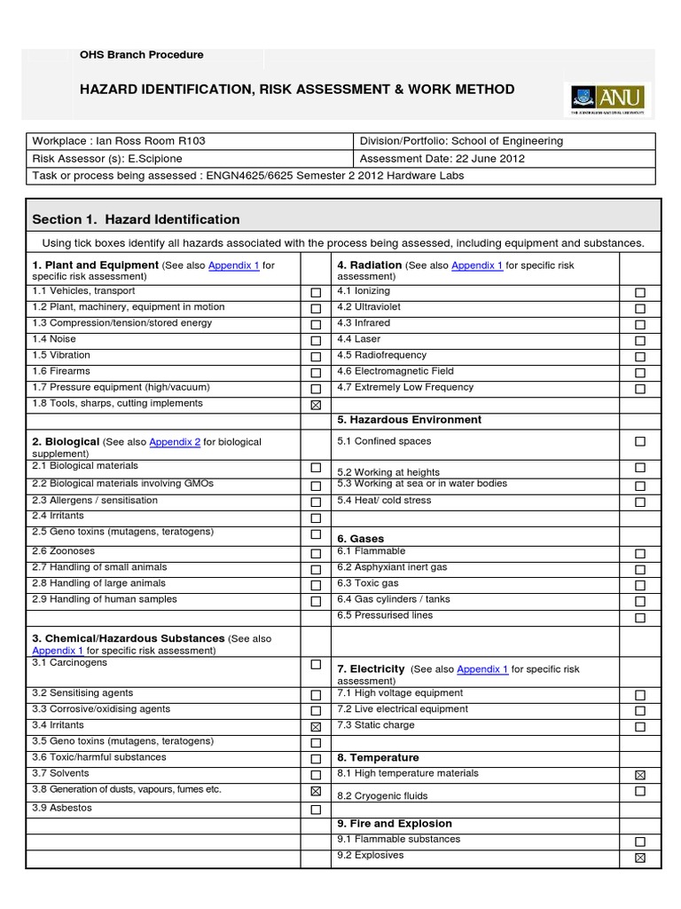 ENGN4625 Lab Safety Procedures | PDF | Laboratories | Personal ...