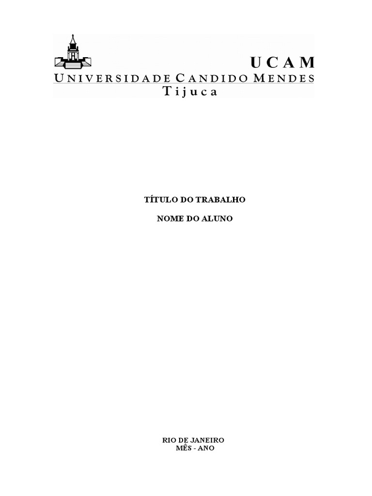 MODELO DE TRABALHOS ACADEMICOS