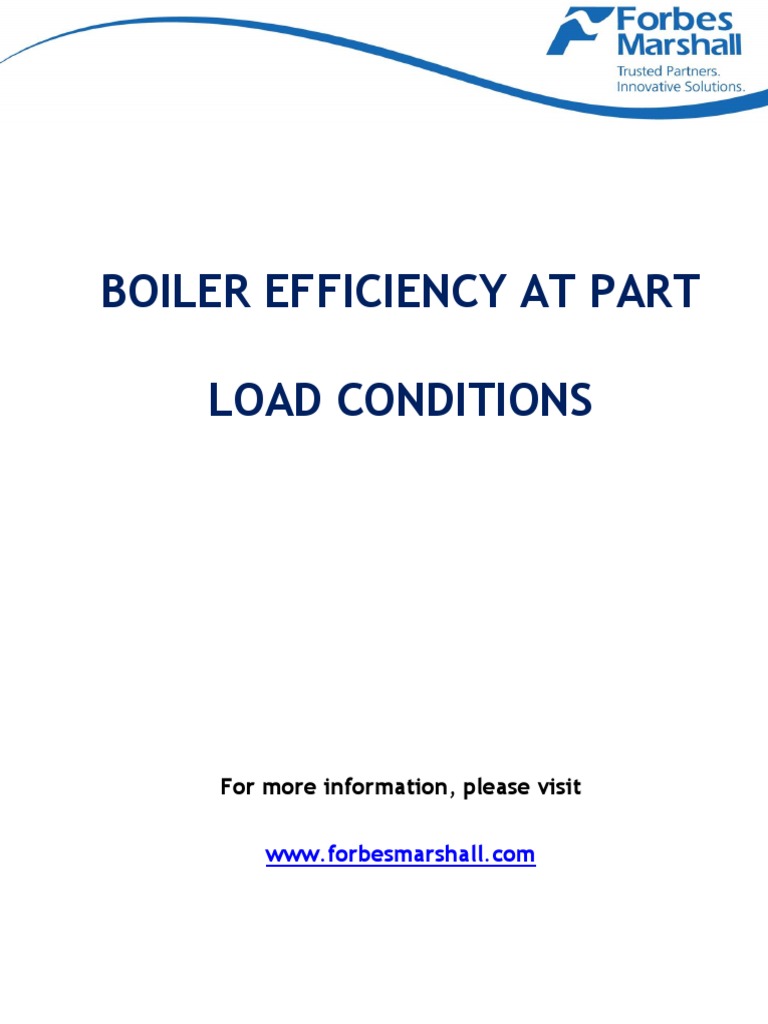 Boiler Efficiency at Part Load Conditions | PDF | Boiler | Heat Transfer