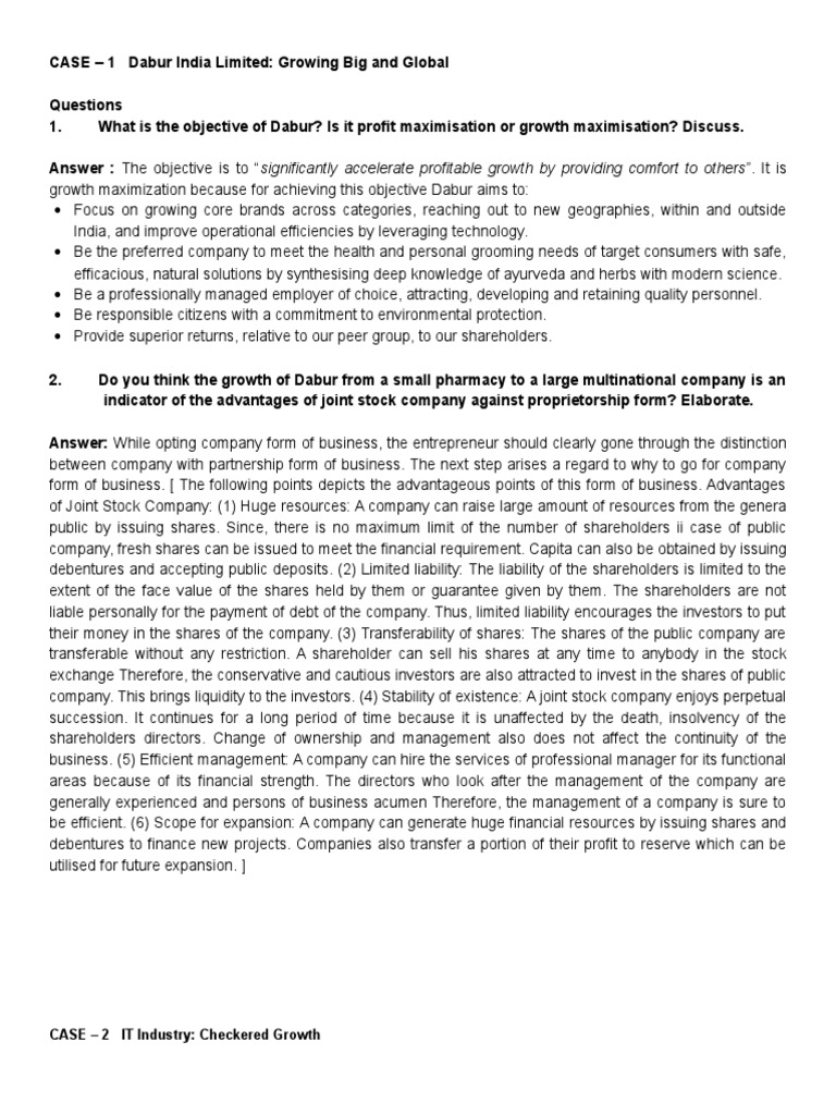 Managerial Economics Case Studies | Supply Chain Management | Economies