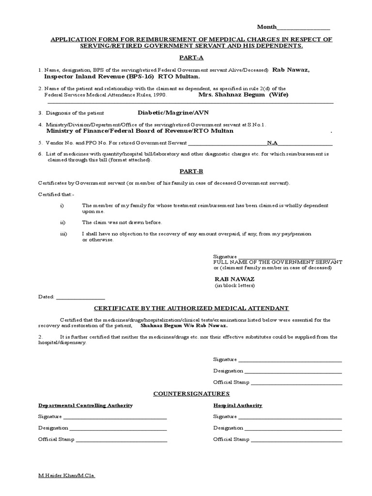 Medical Proforma | Pharmaceutical Drug | Medicine