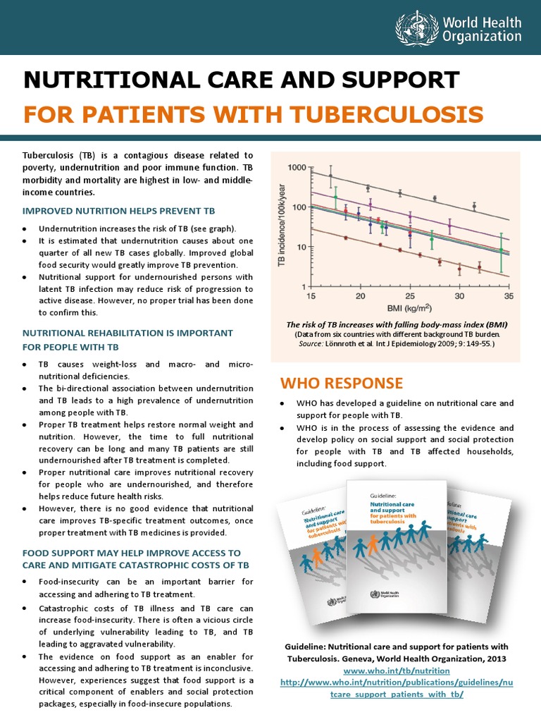 TB Nutrition Care Guidelines | Tuberculosis | Malnutrition