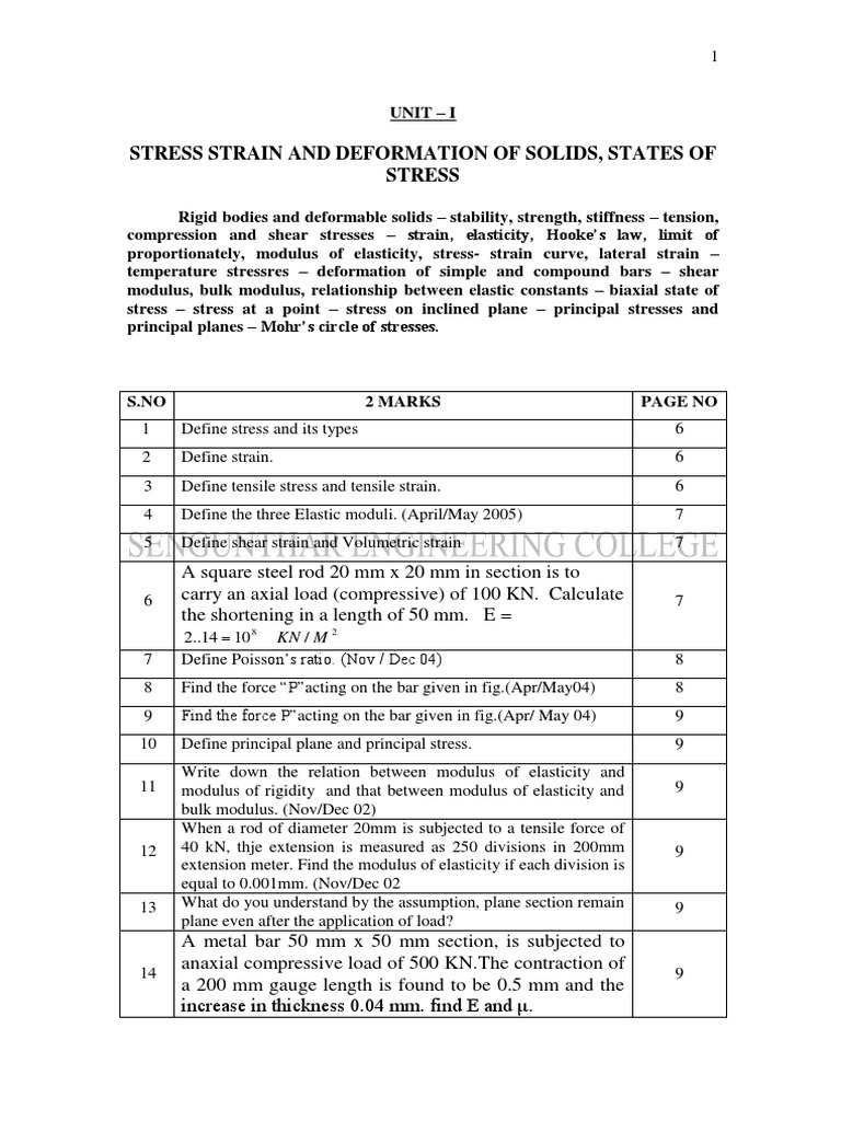 Geas Formula | PDF | Deformation (Mechanics) | Stress (Mechanics)