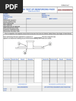 Reinforcement Pad Leak Test Procedure | PDF | Leak | Calibration