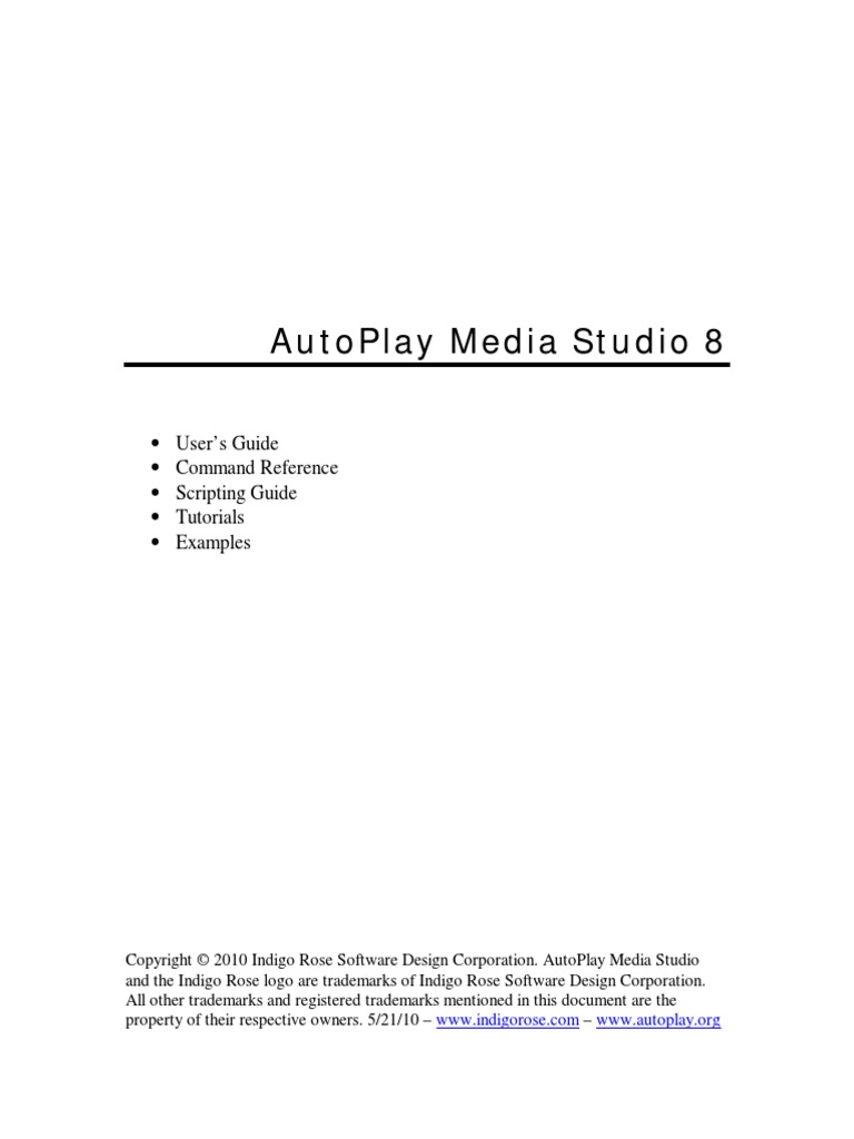 Autoplay Media Studio 8 Manual | PDF | Adobe Flash | World Wide Web