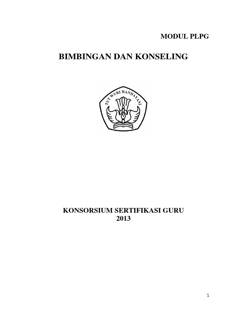 20 - Modul Bimbingan Konseling 2013 | PDF