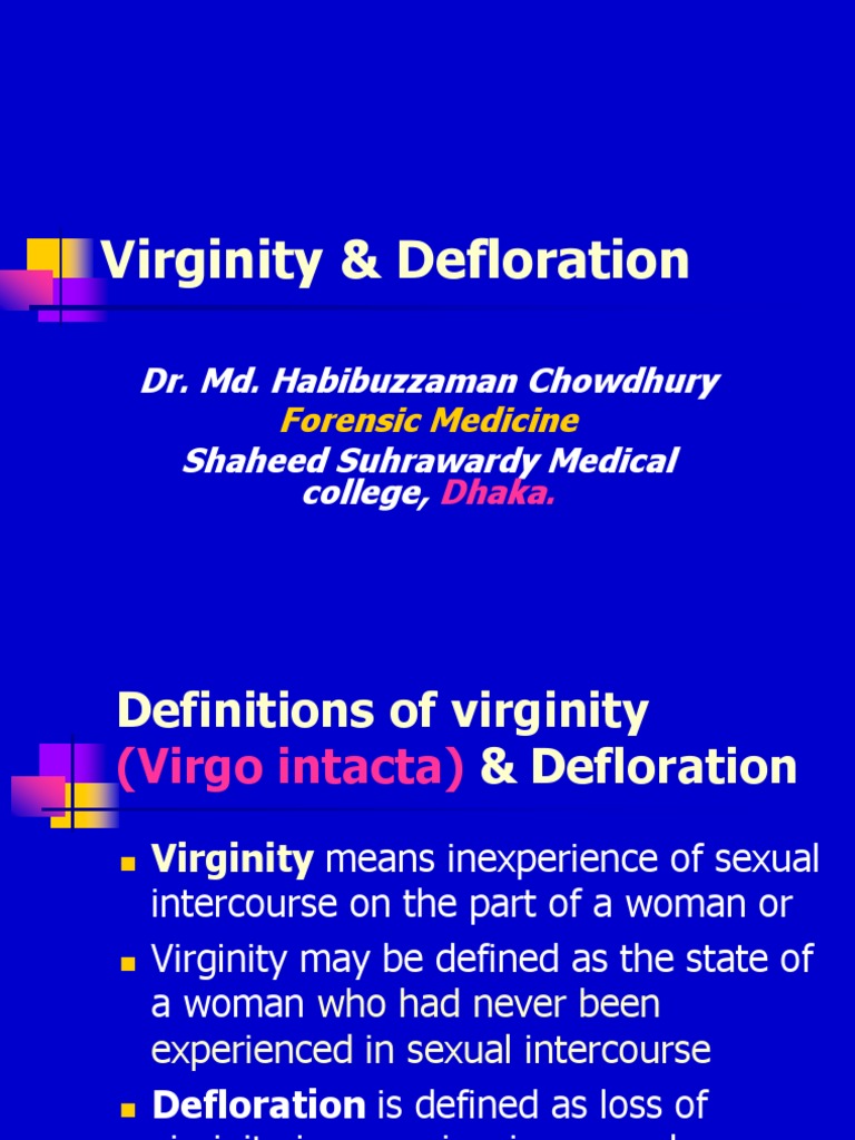 Virginity & Defloration | PDF | Labia | Virginity