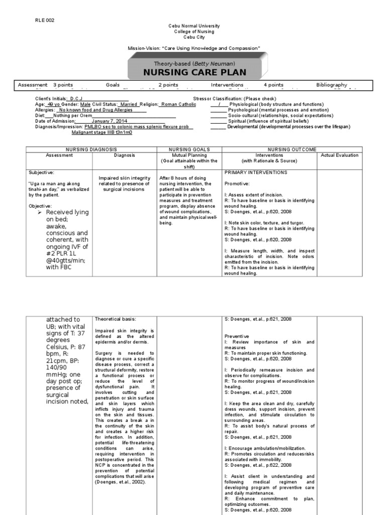 (Final) Impaired Skin Integrity | Health Care | Public Health