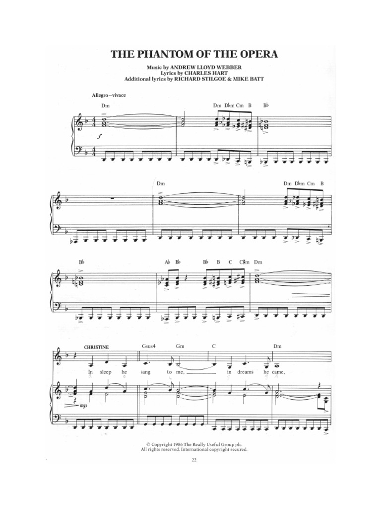 The Phantom of The Opera | PDF