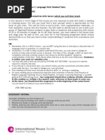 Assignment 3 Language Skills Related Tasks | PDF | Reading (Process) | Cognition