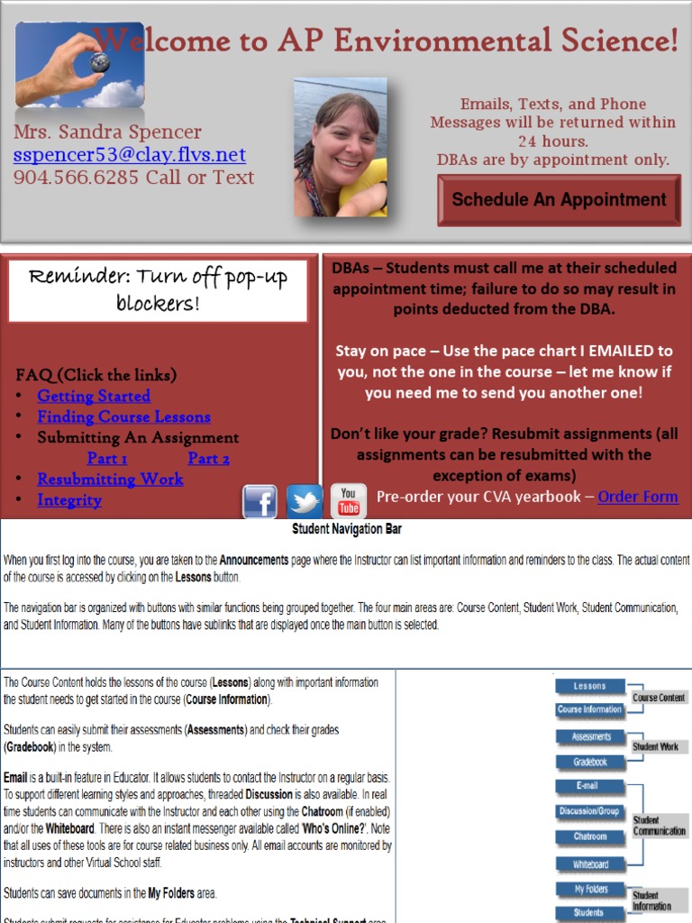 Welcome To AP Environmental Science!: Reminder: Turn Off Pop-Up ...