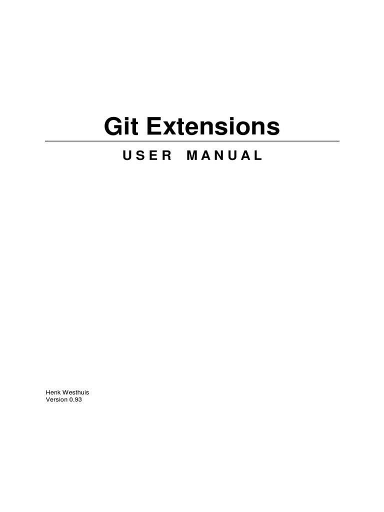 Git Extensions User Manual | PDF | Secure Shell | Public Key Cryptography