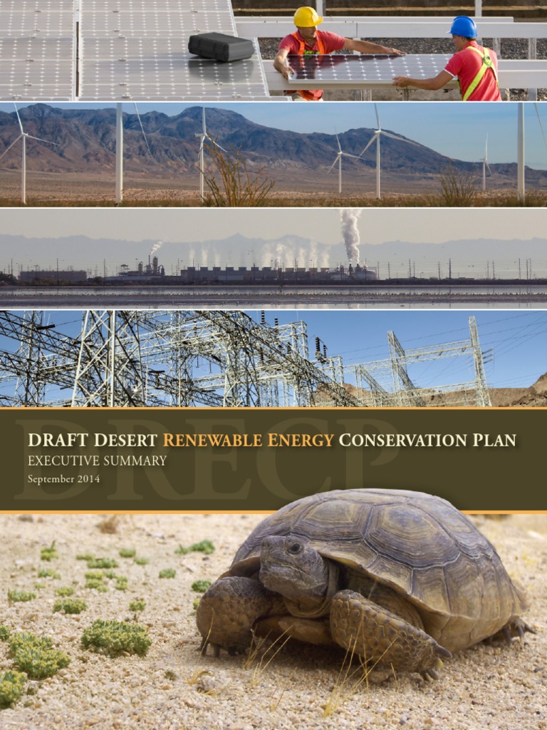 Draft DRECP Executive Summary | PDF | Ecology | Environmental Social ...