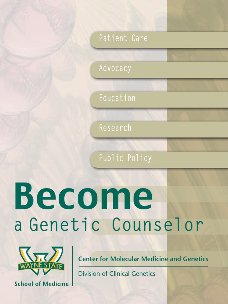 Genetic Counseling Graduate Program at Wayne State University | PDF ...