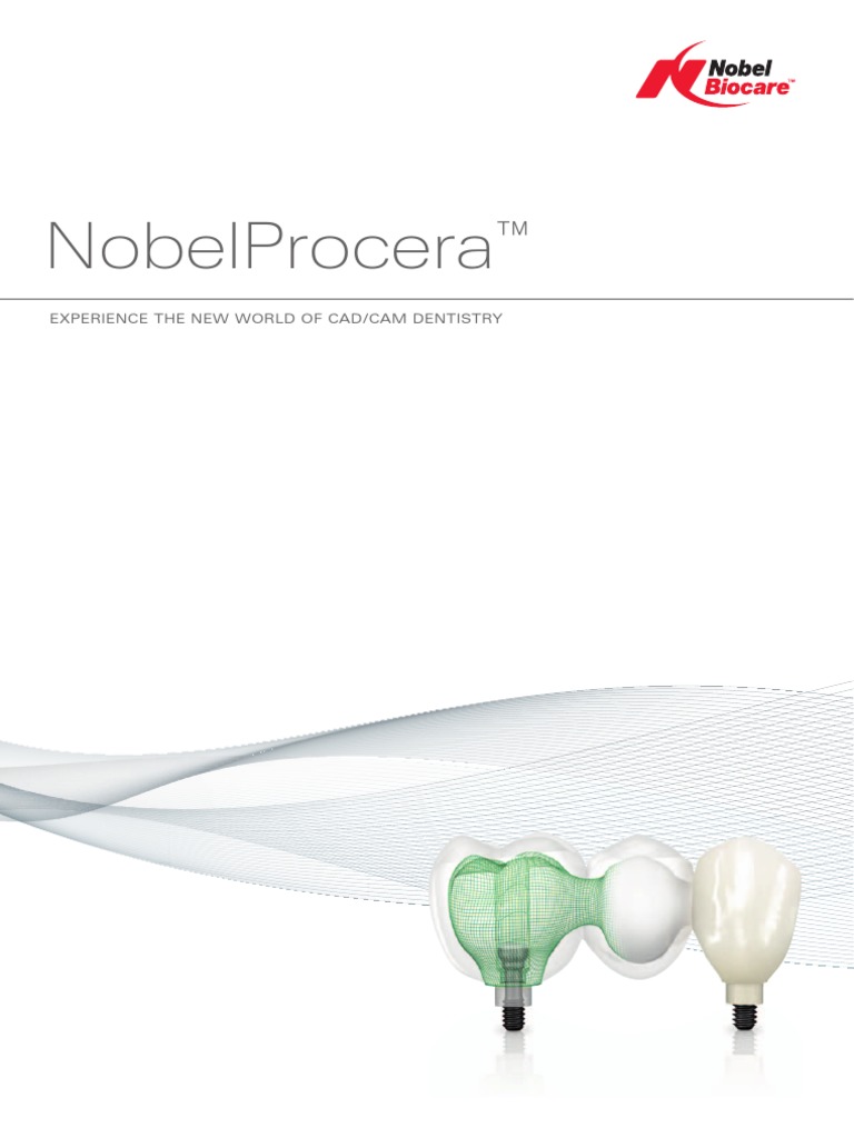 NobelBiocare NobelProcera Brochure (En) | PDF | Dental Implant | Image ...