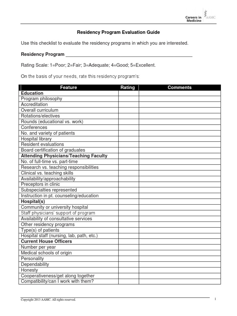 Residency Program | PDF | Residency (Medicine) | Hospital