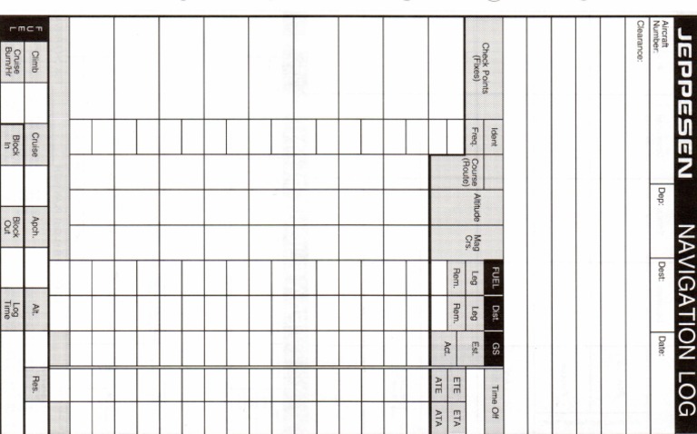 Jepp Nav Log | PDF