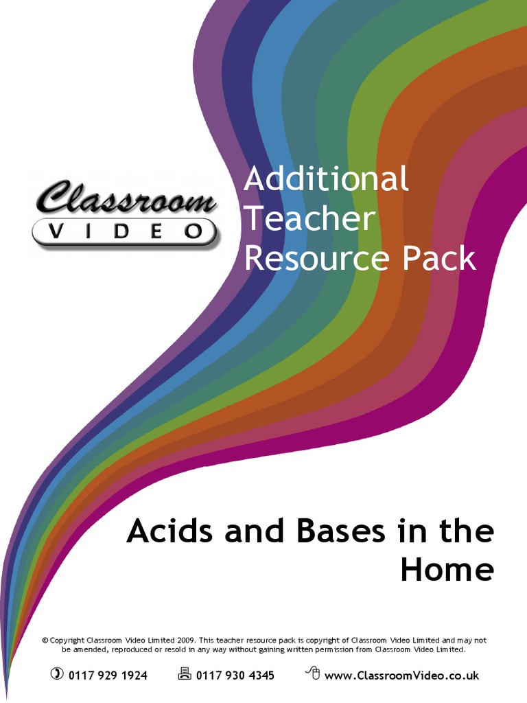 Acids and Bases in The Home | PDF | Ph | Chemistry