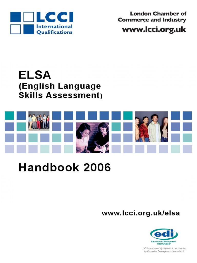 (English Language Skills Assessment | Download Free PDF | Test ...
