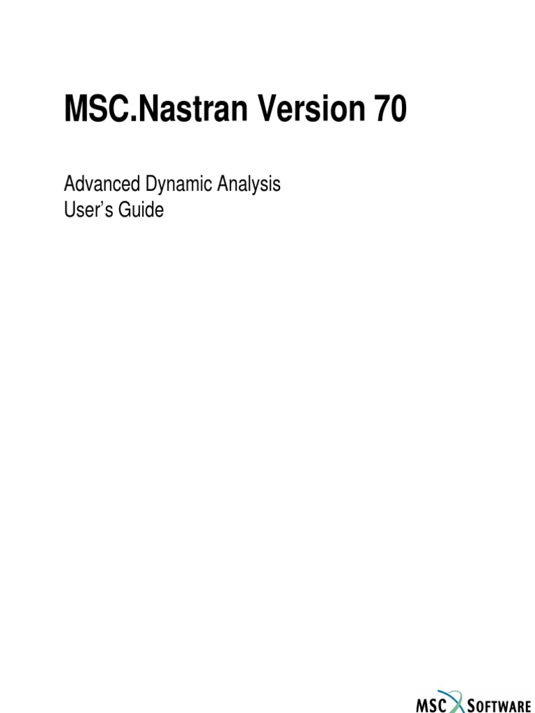Nastran Advanced Dynamics | PDF | Matrix (Mathematics) | Dynamical System