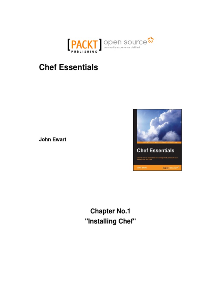 Chef Essentials: Chapter No.1 "Installing Chef" | PDF | Cloud Computing ...