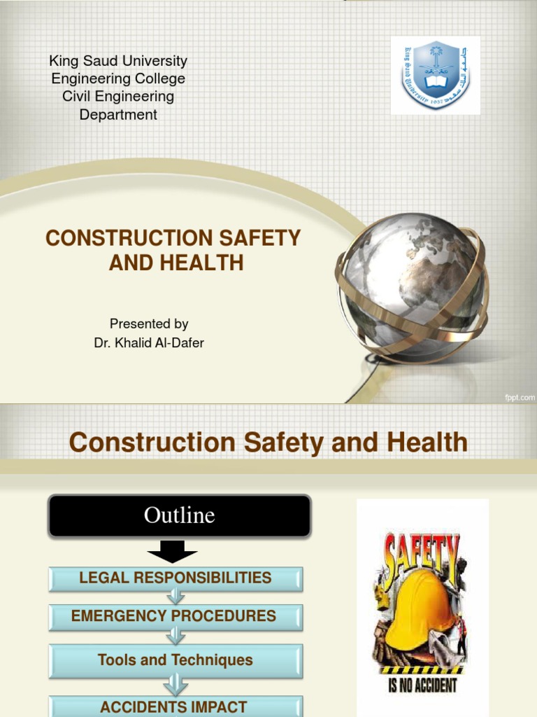 Construction Safety Lecture 3 | Occupational Safety And Health ...