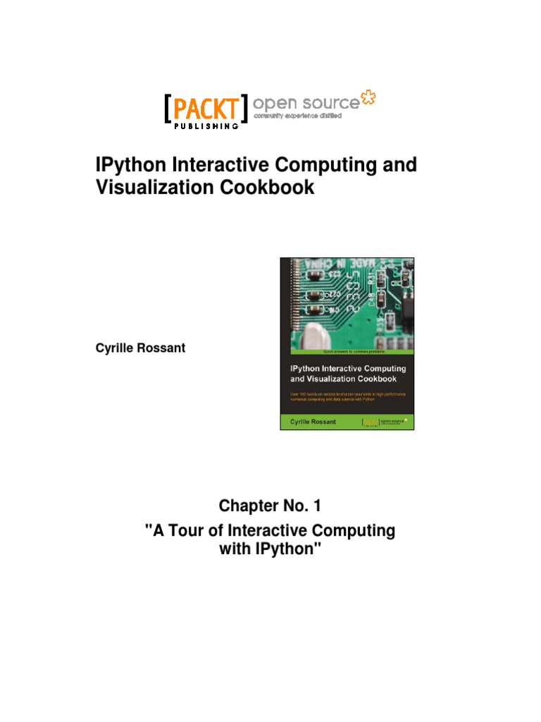 Ipython Interactive Computing And Visualization Cookbook Sample Chapter Pdf Python 0641
