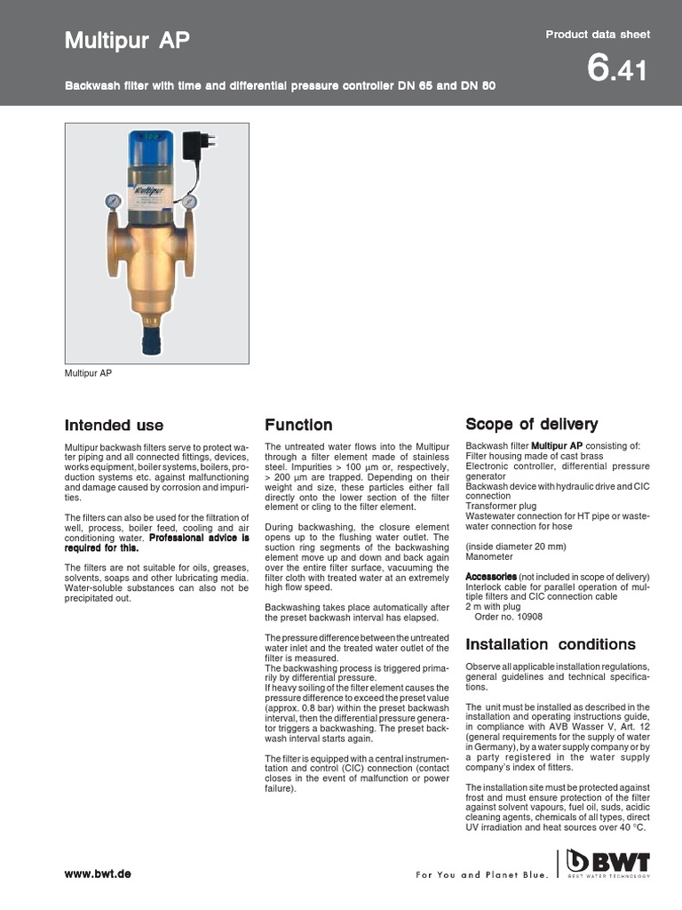Multipur AP Multipur AP Multipur AP Multipur AP Multipur AP: WWW - Bwt.de WWW - Bwt.de WWW - Bwt ...