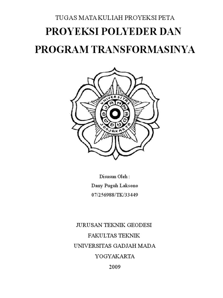 Tugas Proyeksi Peta - Makalah Polyeder Dan Listing Program | PDF