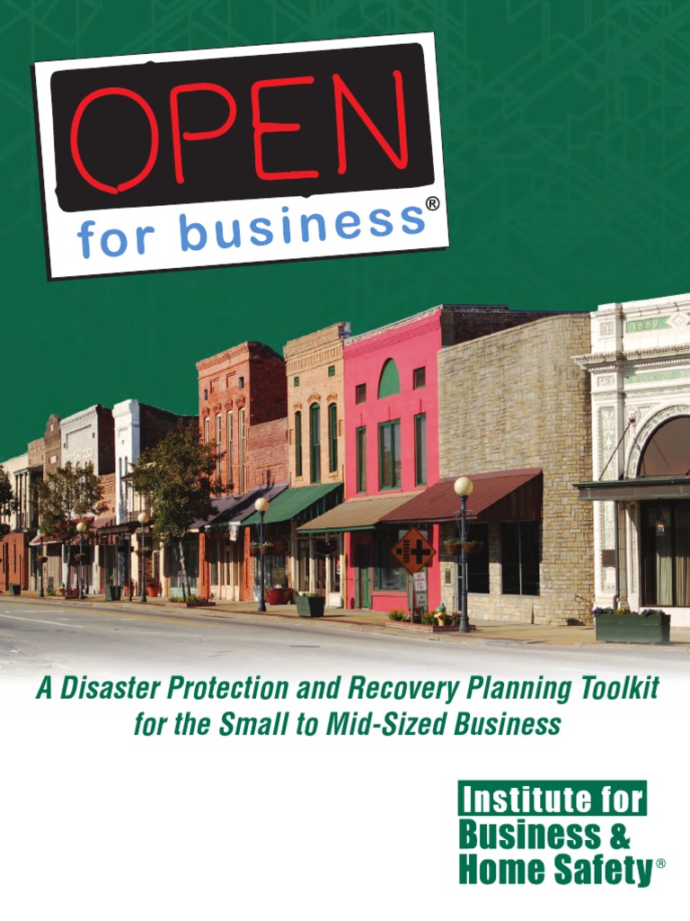 Open For Business English | PDF | Flood | Business Continuity