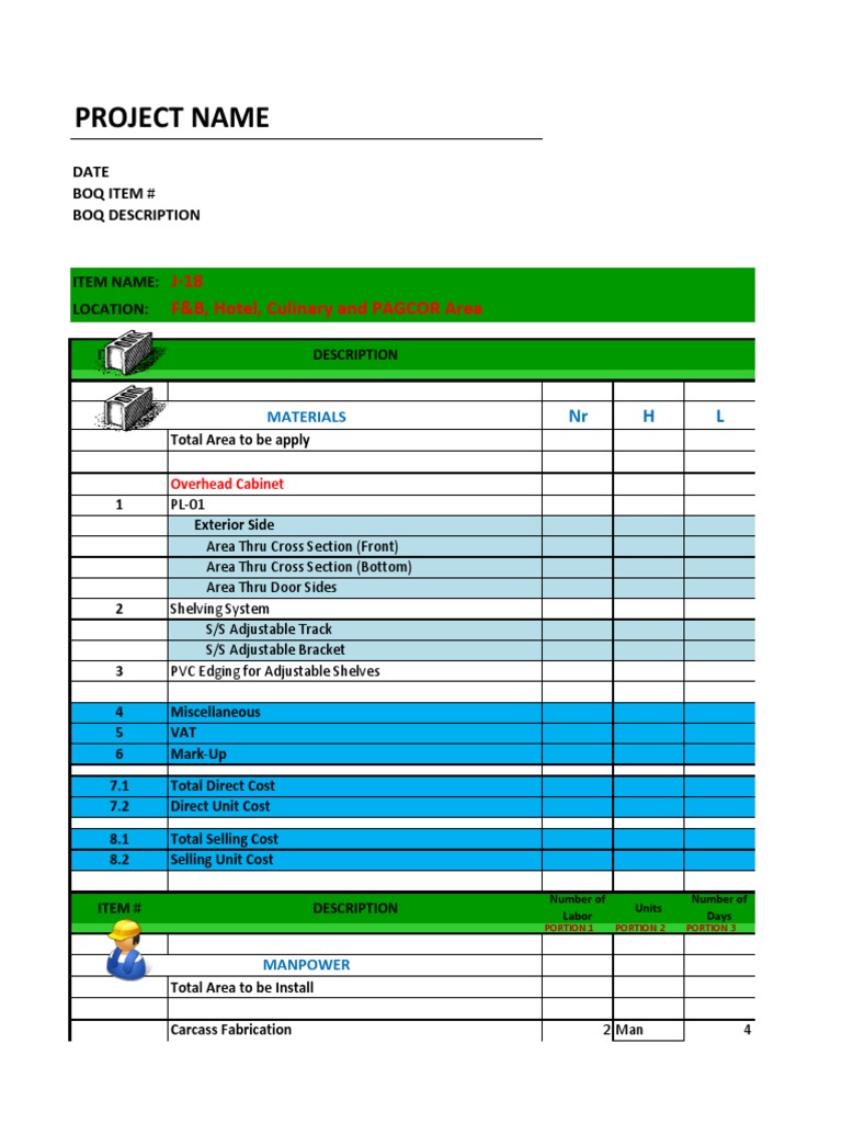 Quantity Take-Off Format.xlsx